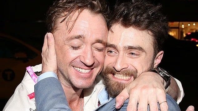 Daniel Radcliffe and Tom Felton spark Harry Potter nostalgia at Tony ...