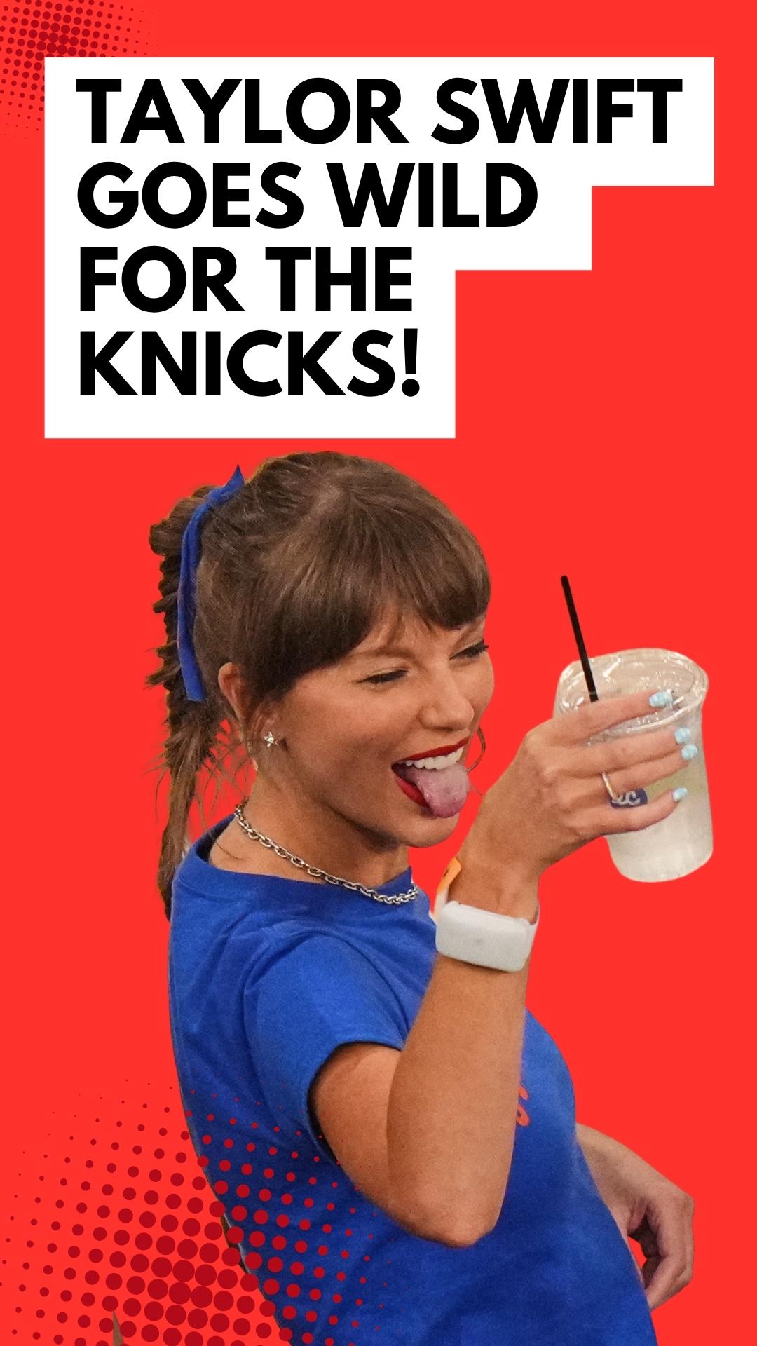 Taylor Swift joins wild Knicks celebrations after last-second Game 4 win