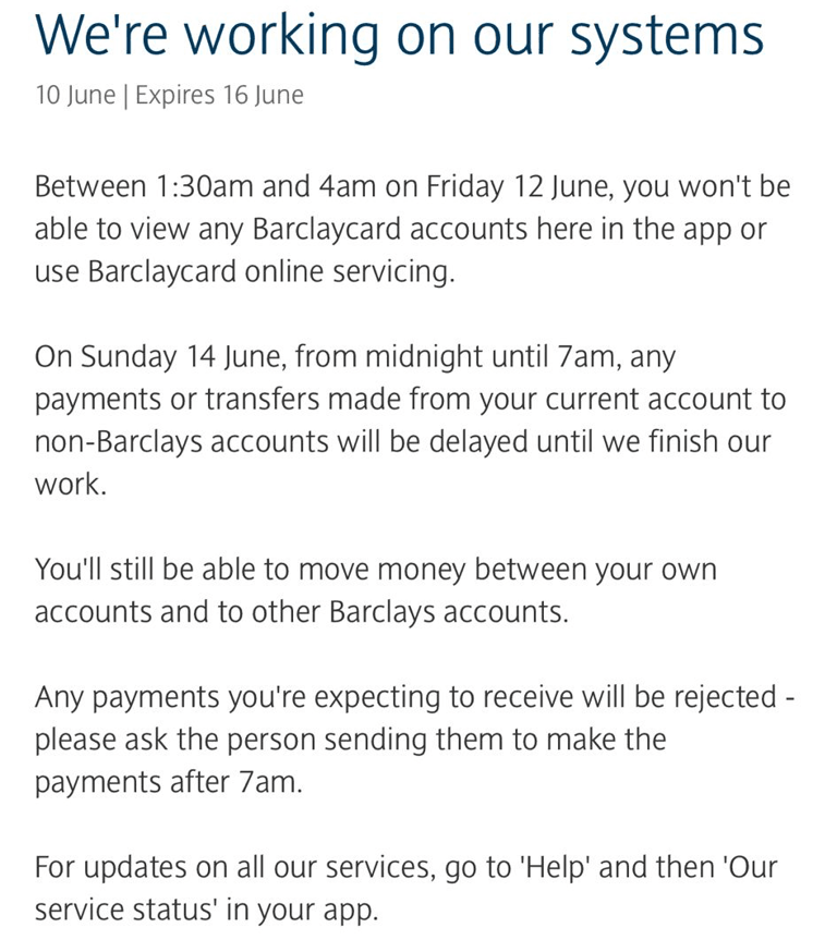 Barclays Bank confirms payment delays and account access issues ...
