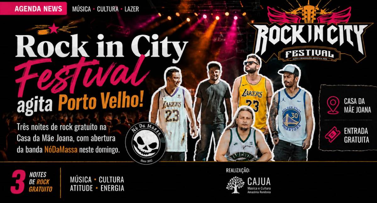Agenda News: Rock in City Festival agita Porto Velho!