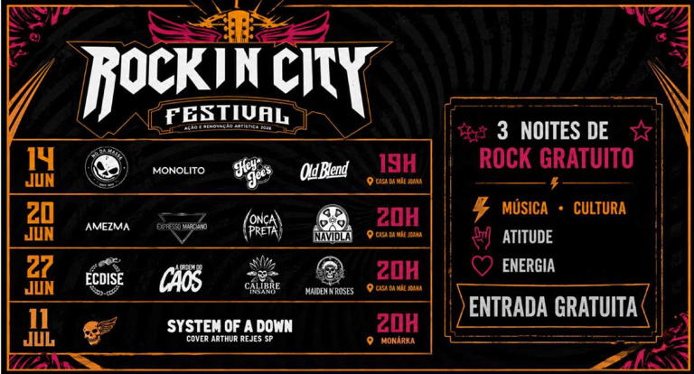 Agenda News: Rock in City Festival agita Porto Velho!