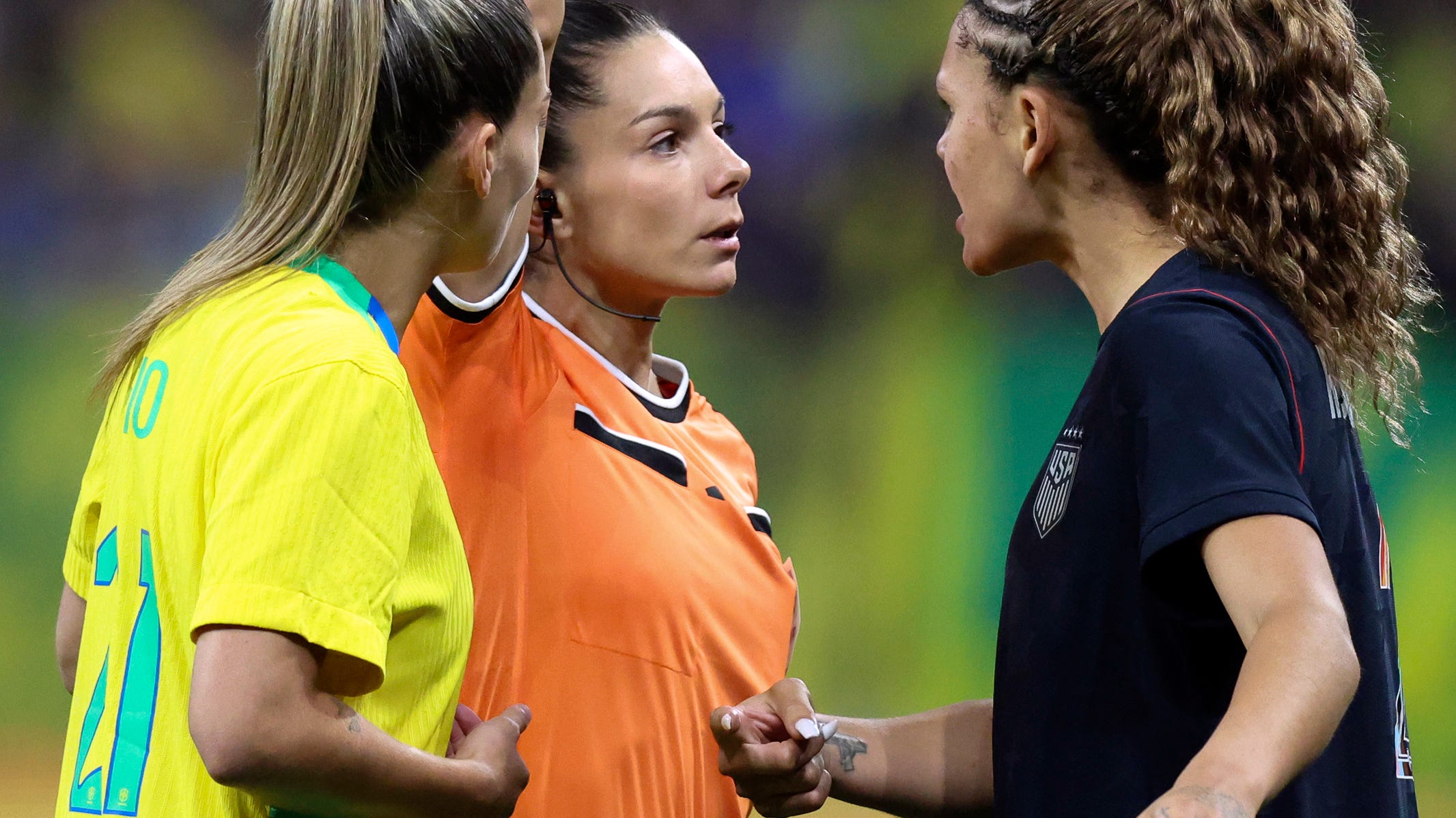 Trinity Rodman on playing Brazil and keeping her cool on the field