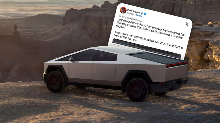 Tesla apparently won't let Cybertruck buyers transfer FSD without ...