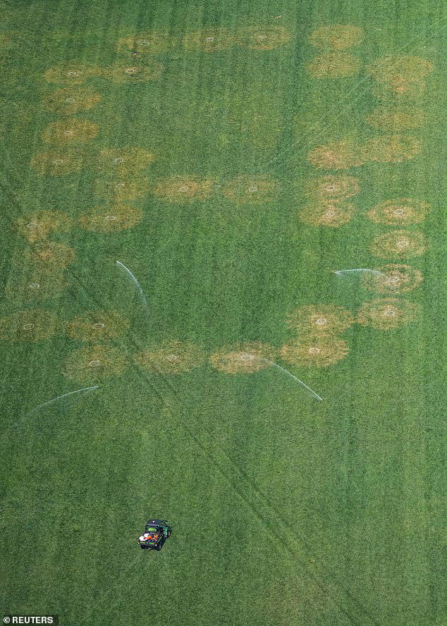 Sinister code appears on National Mall just weeks before Trump hosts ...