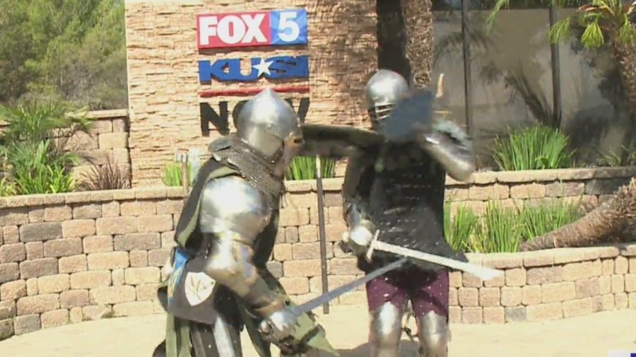 Barley & Sword Brewing hosts medieval knight fights