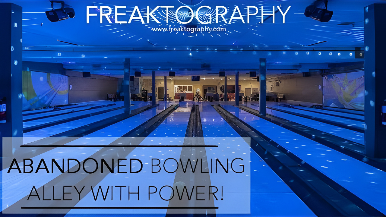 Exploring an abandoned bowling alley that still has power