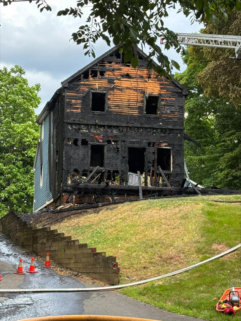 Fire destroys Berlin home, two cats killed