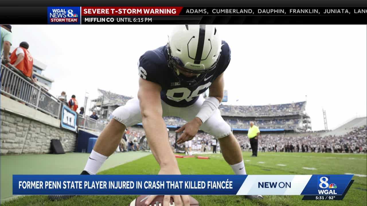 Fiancée killed | Former Penn State football player recovering after a ...