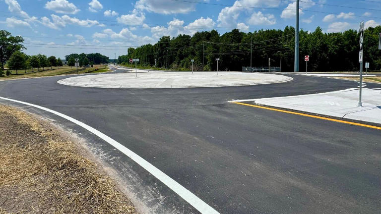 NCDOT completes Pitt County roundabout project