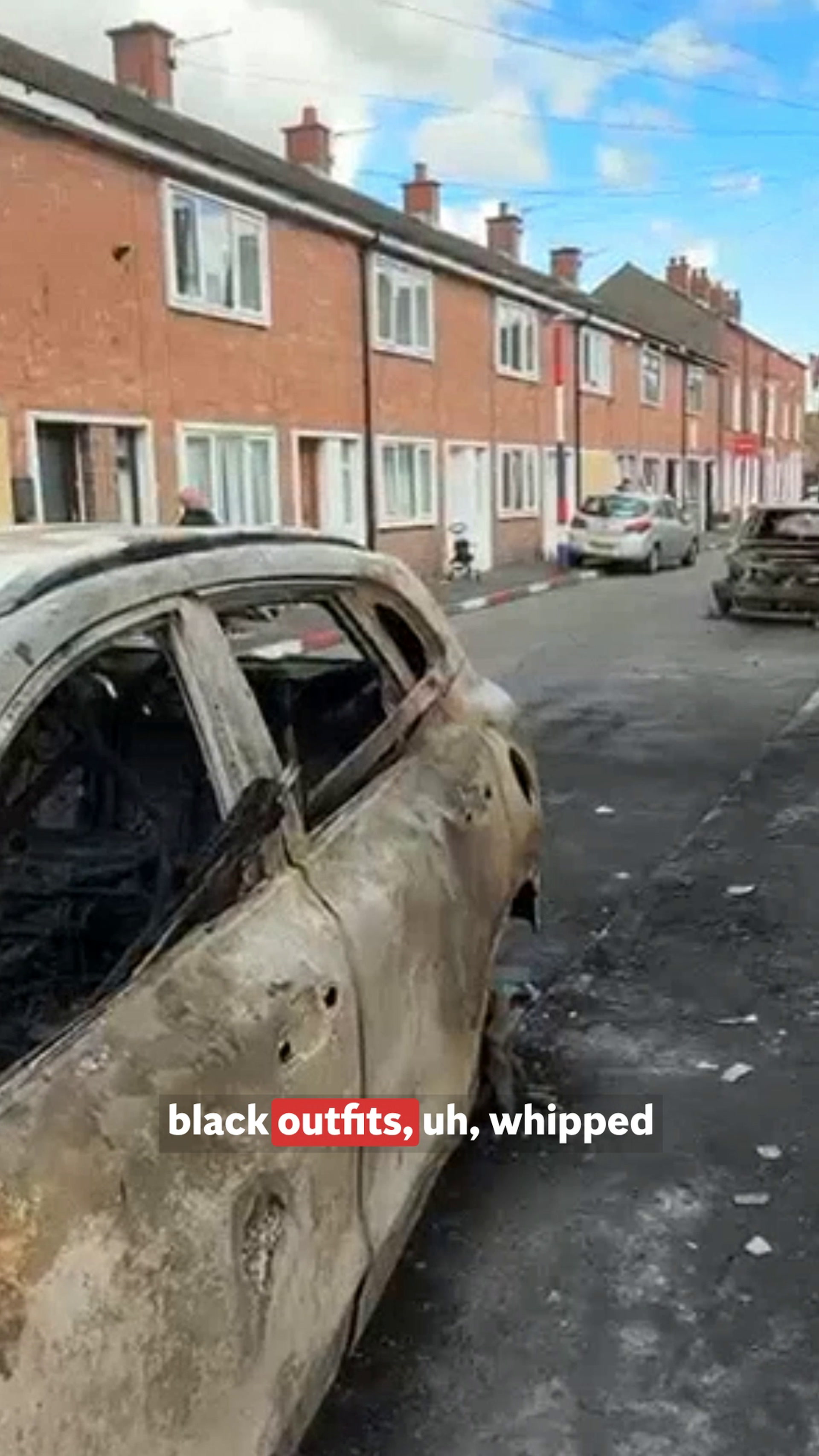Social Sam Kiley reports from streets of Belfast as riots see refugees ...