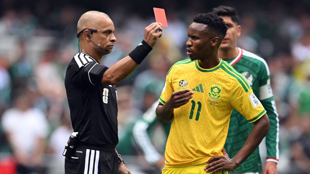 World Cup VAR review: Was ref right to show three red cards in Mexico ...
