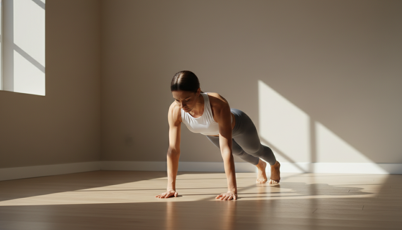 Unlock your deep core: The bear tap stability challenge for women
