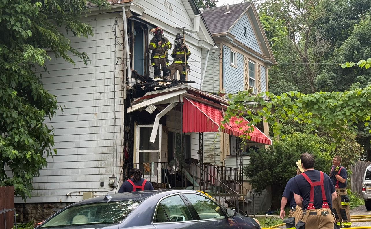 Tenant hears big boom | Lightning likely ignited house fire in Pittsburgh