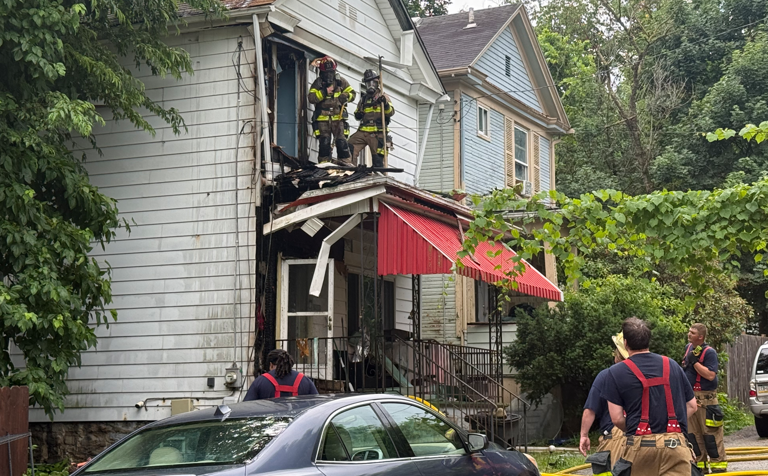 Tenant hears big boom | Lightning likely ignited house fire in Pittsburgh