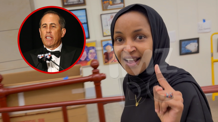Rep. Ilhan Omar torches Jerry Seinfeld over 'disturbing' Palestine remarks