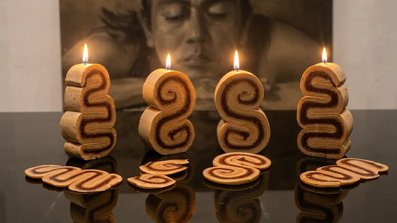 Easy roll folding candle making smooth layered wax craft tutorial guide