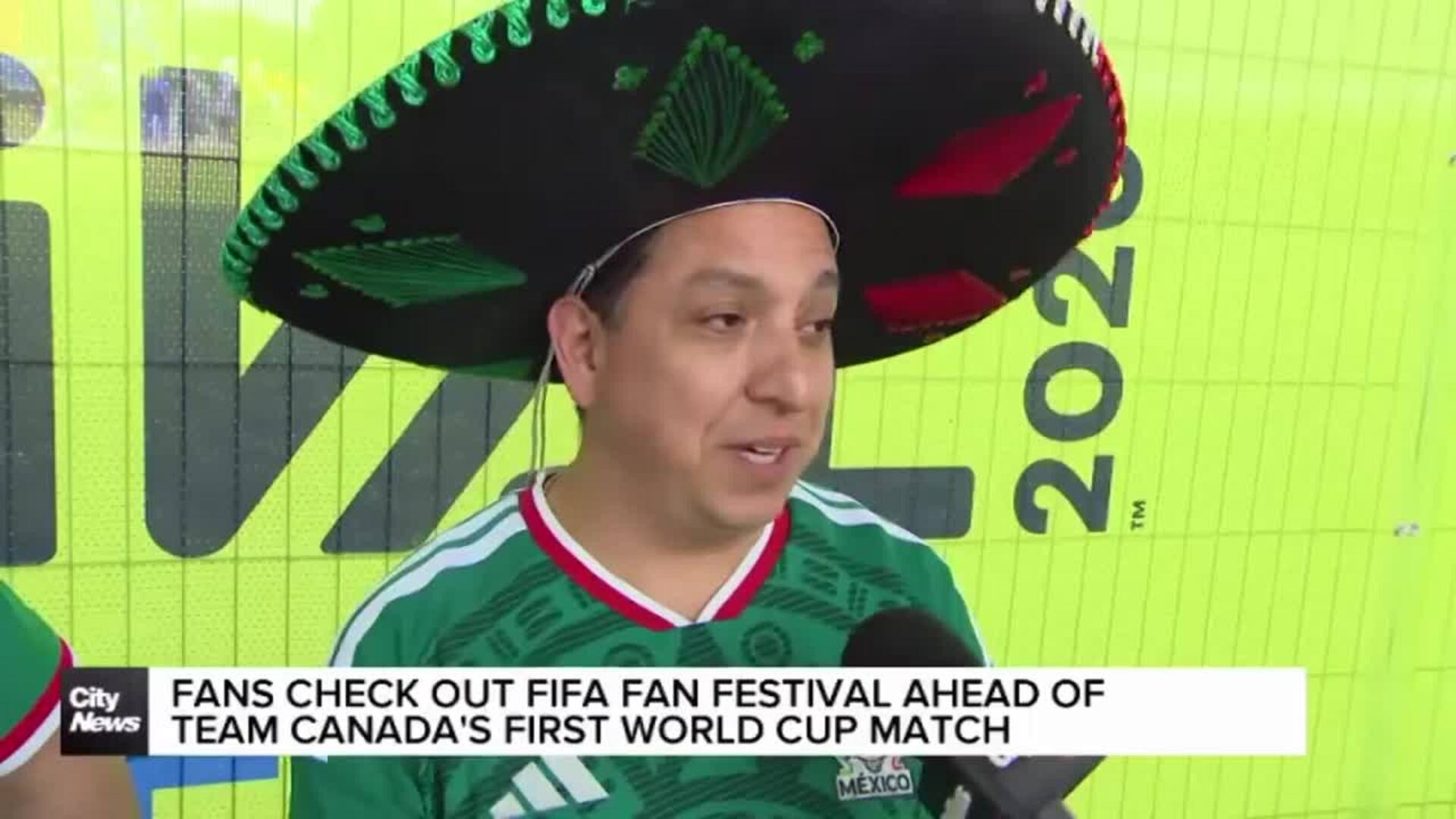 Fans check out FIFA Fan Festival ahead of Canada's first World Cup match