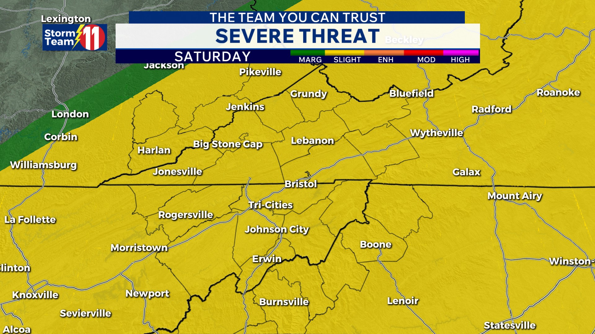 Partly cloudy tonight, strong to severe thunderstorms possible Friday