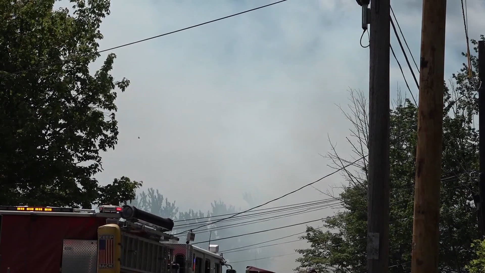 Propane tank explosion in Wayne County injures three and destroys homes