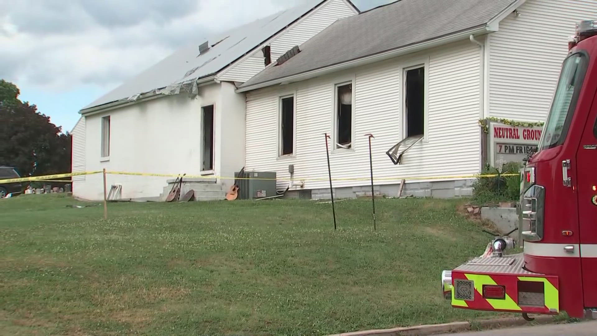 Fire destroys interior of Neutral Ground Church in Circleville
