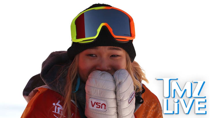 Chloe Kim mixes up Kelly Clarkson and Pink on show appearance | TMZ Live