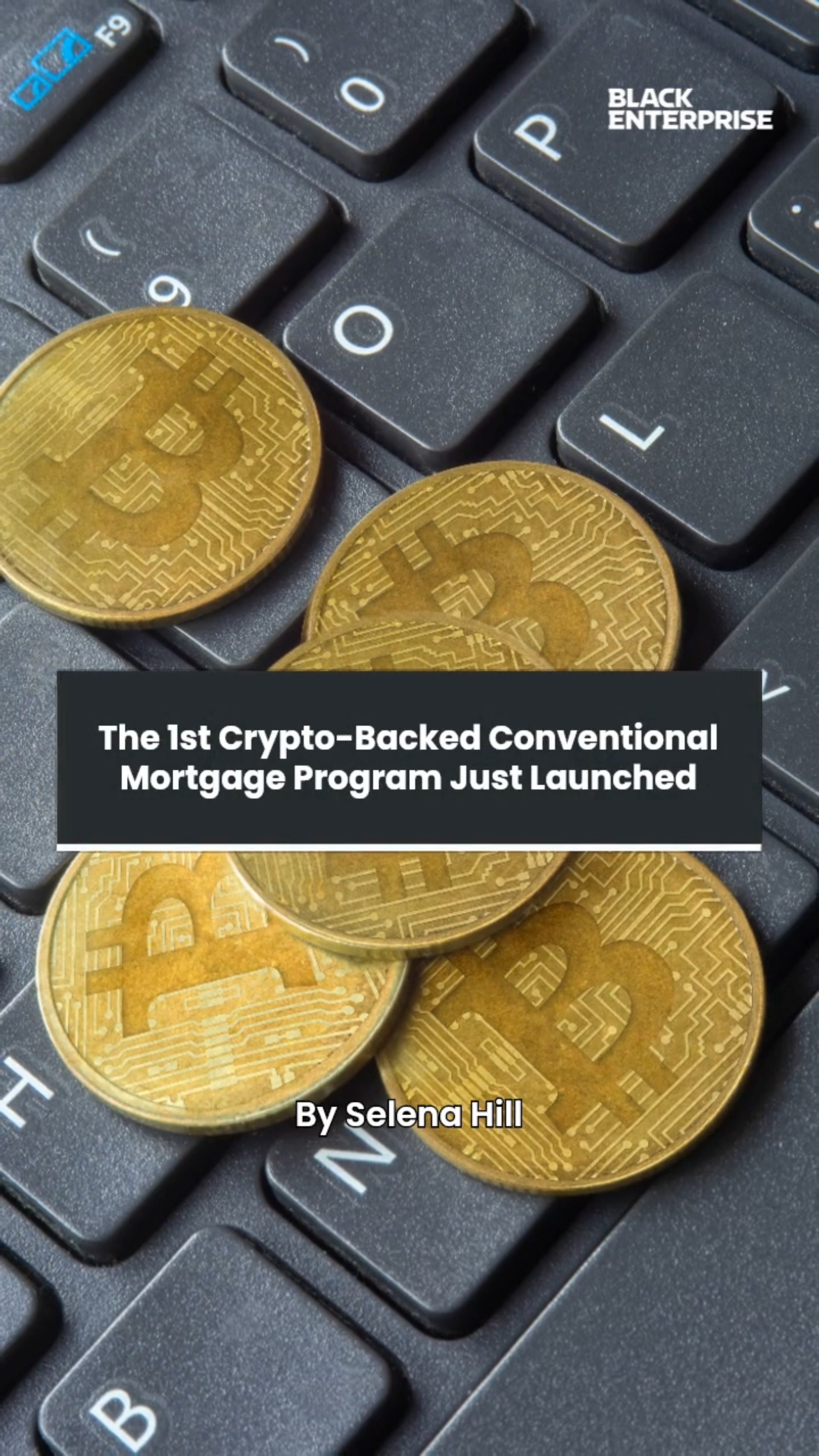 The 1st crypto-backed conventional mortgage program just launched