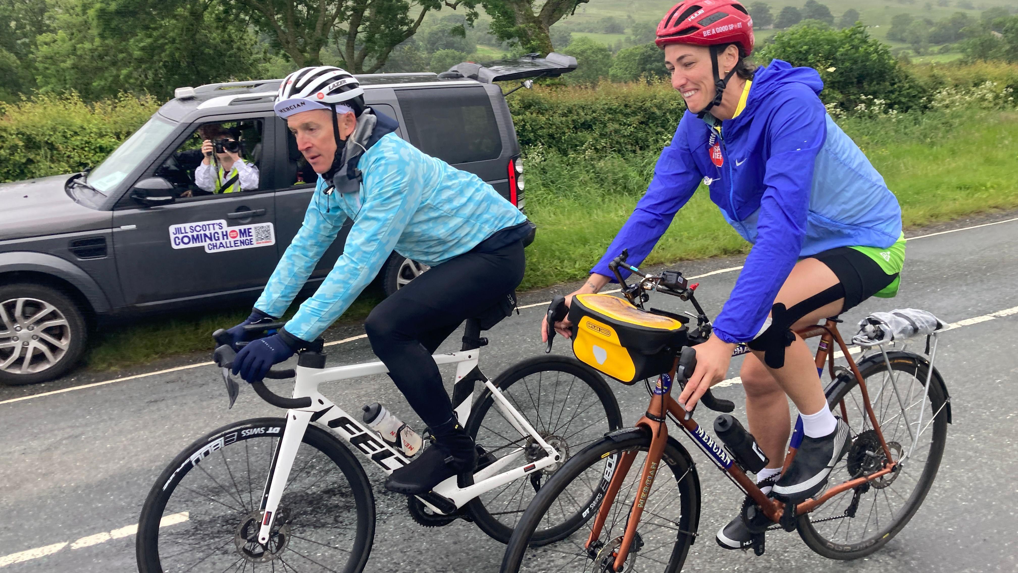 Jill Scott pedalling on in homecoming stretch