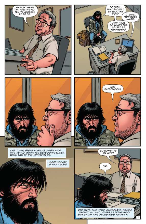 Mark Russell's new graphic novel explores the strange comfort of cults