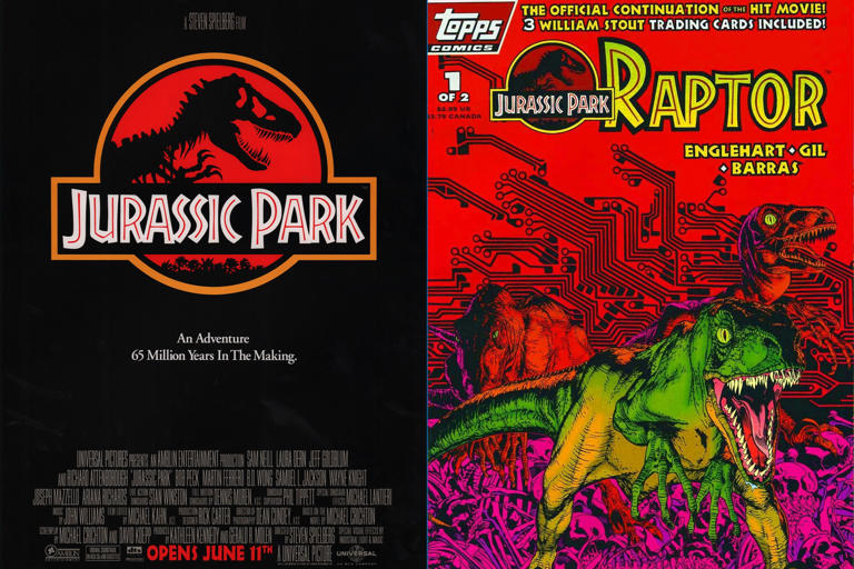 Before the Lost World, Jurassic Park got these wild comic book sequels