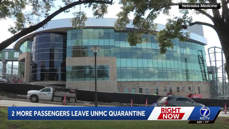 Two more passengers exposed to hantavirus leave quarantine in Omaha