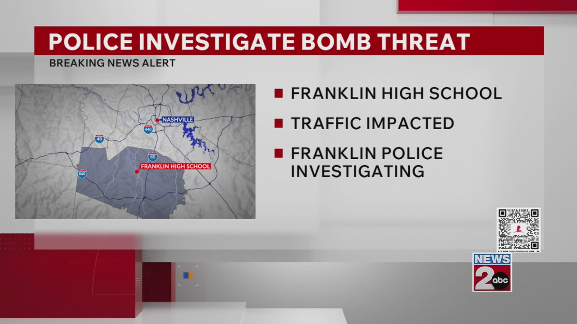 Police investigate bomb threat at Franklin High School