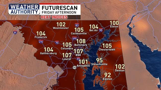Weather alert | Severe thunderstorm watch until 9 p.m. for most of Maryland