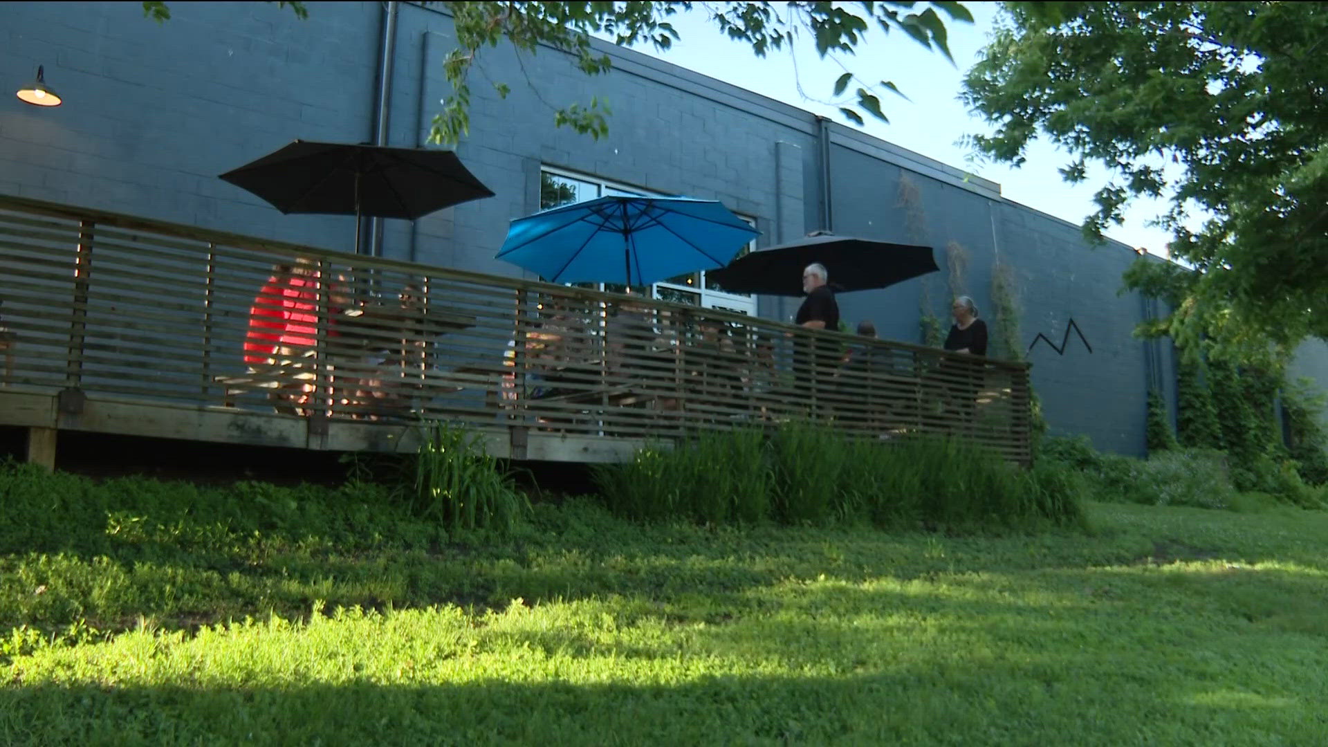 56 Brewing demolishes portion of patio on Xcel Energy land