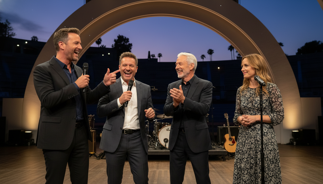 Late-night legends form superstar cover band at Netflix Is a Joke Fest