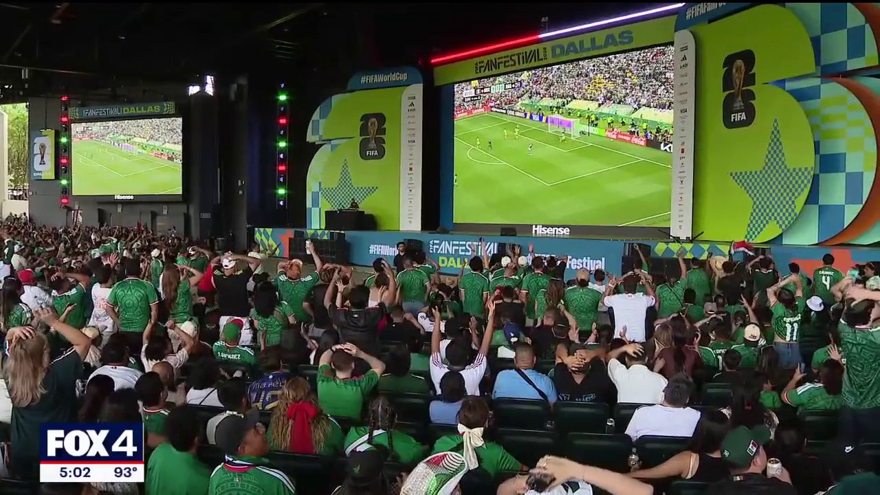 Fans pack Fair Park for first day of FIFA Fan Festival