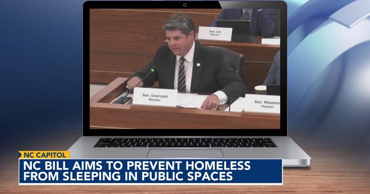 NC lawmakers renew push to regulate where homeless people can sleep