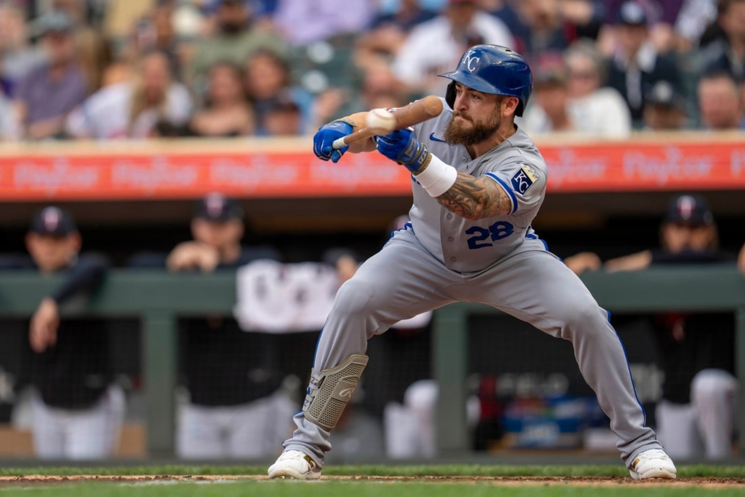 Royals CF Kyle Isbel expected to miss significant time with plantar ...
