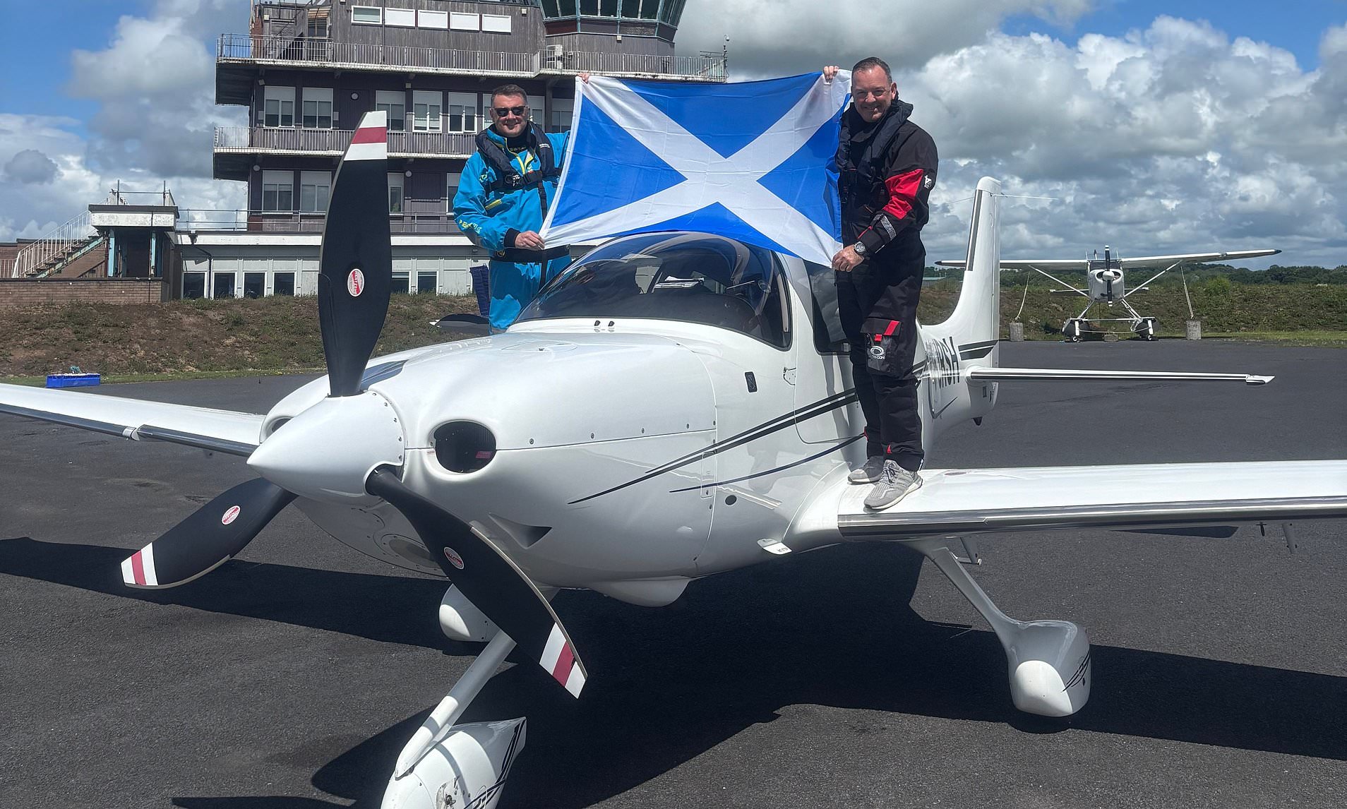 Ayr Force One! Plane hopping to the USA as pair of daredevil Scots head ...
