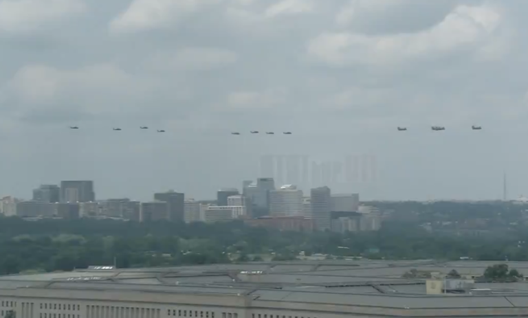 Military flyovers spark intrigue across Northern Virginia; AlertDC has ...