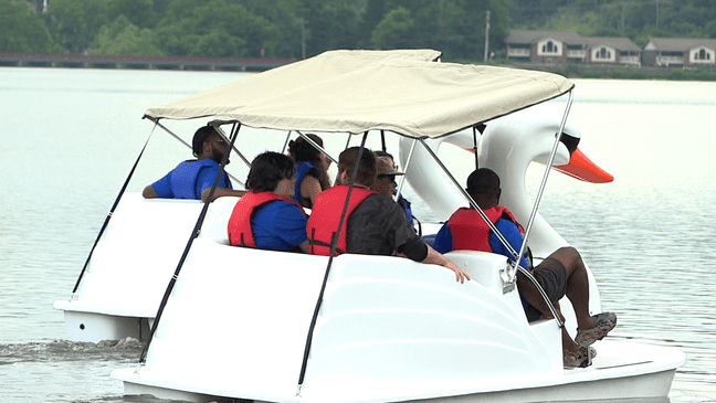 Donated swan boats ready to make waves at Lake Junaluska