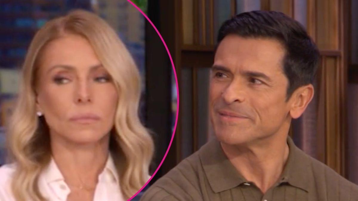 Kelly Ripa rolls her eyes as Mark Consuelos admits 'being in nature ...