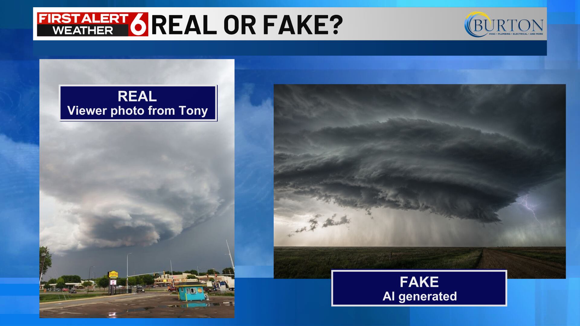 Real or fake? How to tell if a weather image is AI
