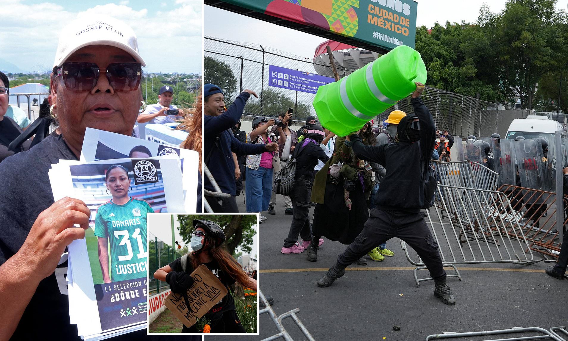 Why did violent protests erupt outside World Cup stadium? Mexico City ...