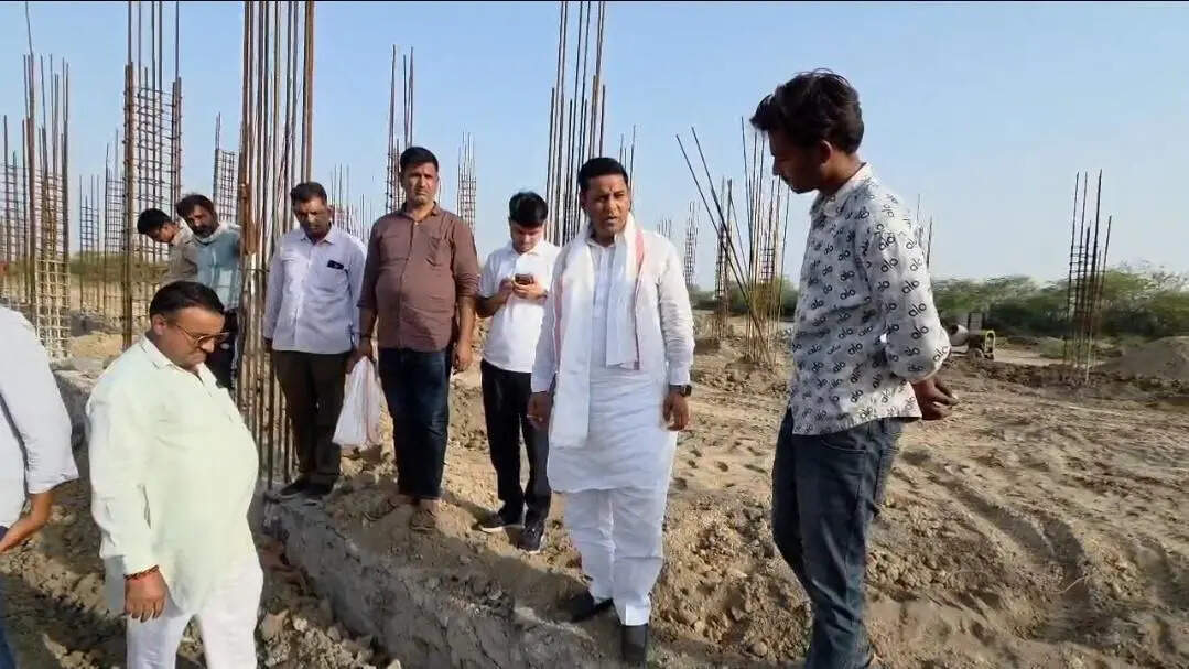 BJP MLA pulls up officials over poor-quality work at veterinary ...