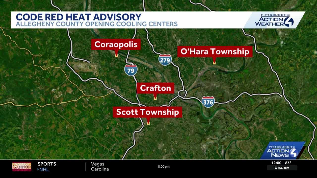 'Code red' heat advisory issued for Allegheny County Thursday