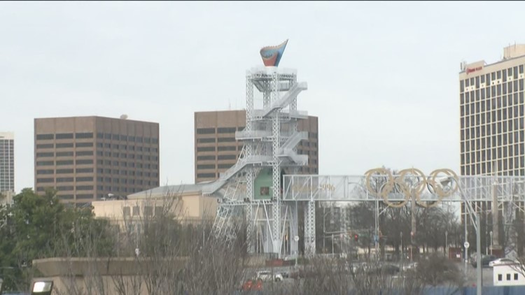 Atlanta 1996 Olympic cauldron moving to Centennial Park