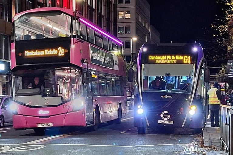 Belfast buses stop during today's evening rush hour: Trains and ...