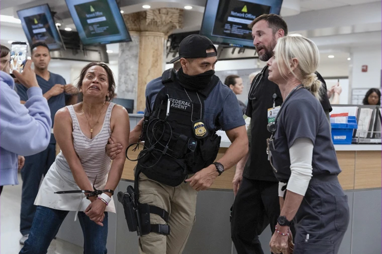 The Pitt’s John Wells and Noah Wyle say ICE storyline in season 2 “didn ...