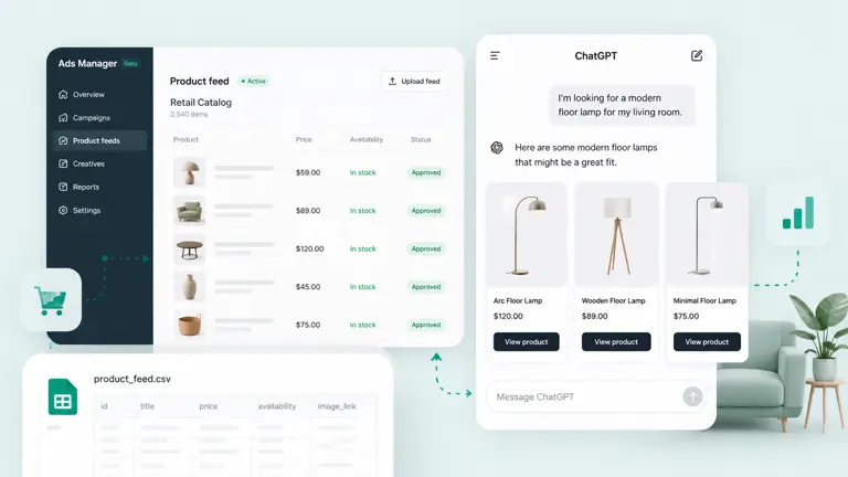 OpenAI launches product feed ads in Ads Manager beta