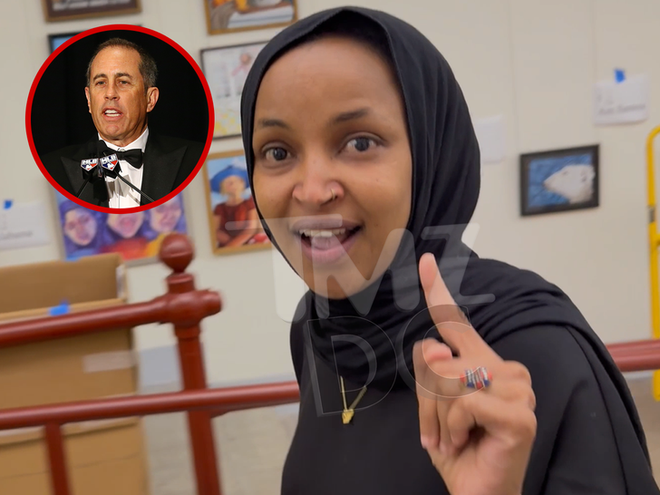 Rep. Ilhan Omar torches Jerry Seinfeld over 'disturbing' Palestine remarks